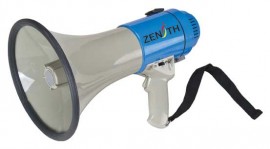 Zenith SEE894 Megaphone with Siren, 25 W Peak