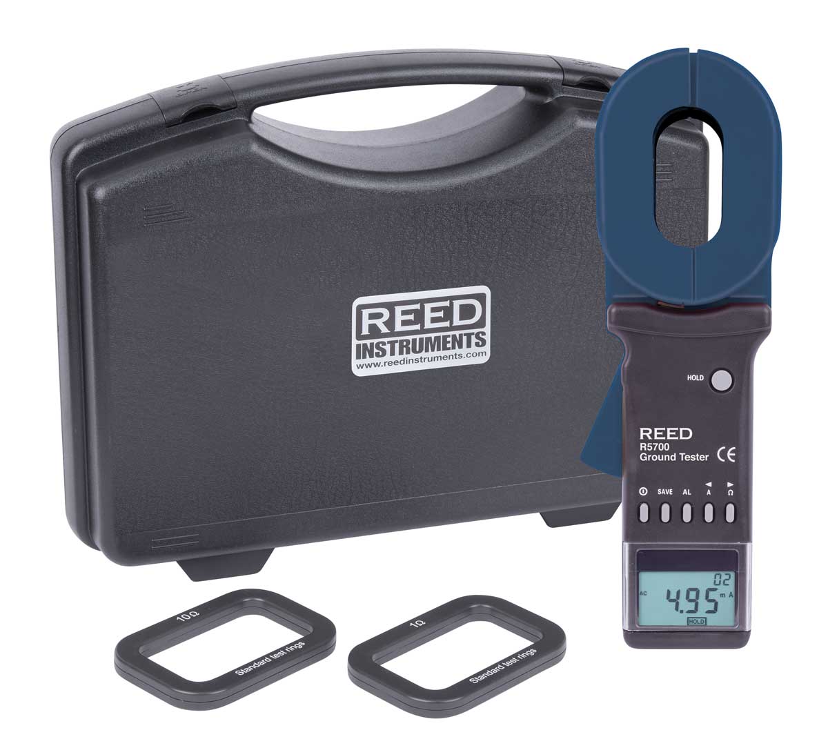 REED R5700 Clamp-On Ground Resistance Tester